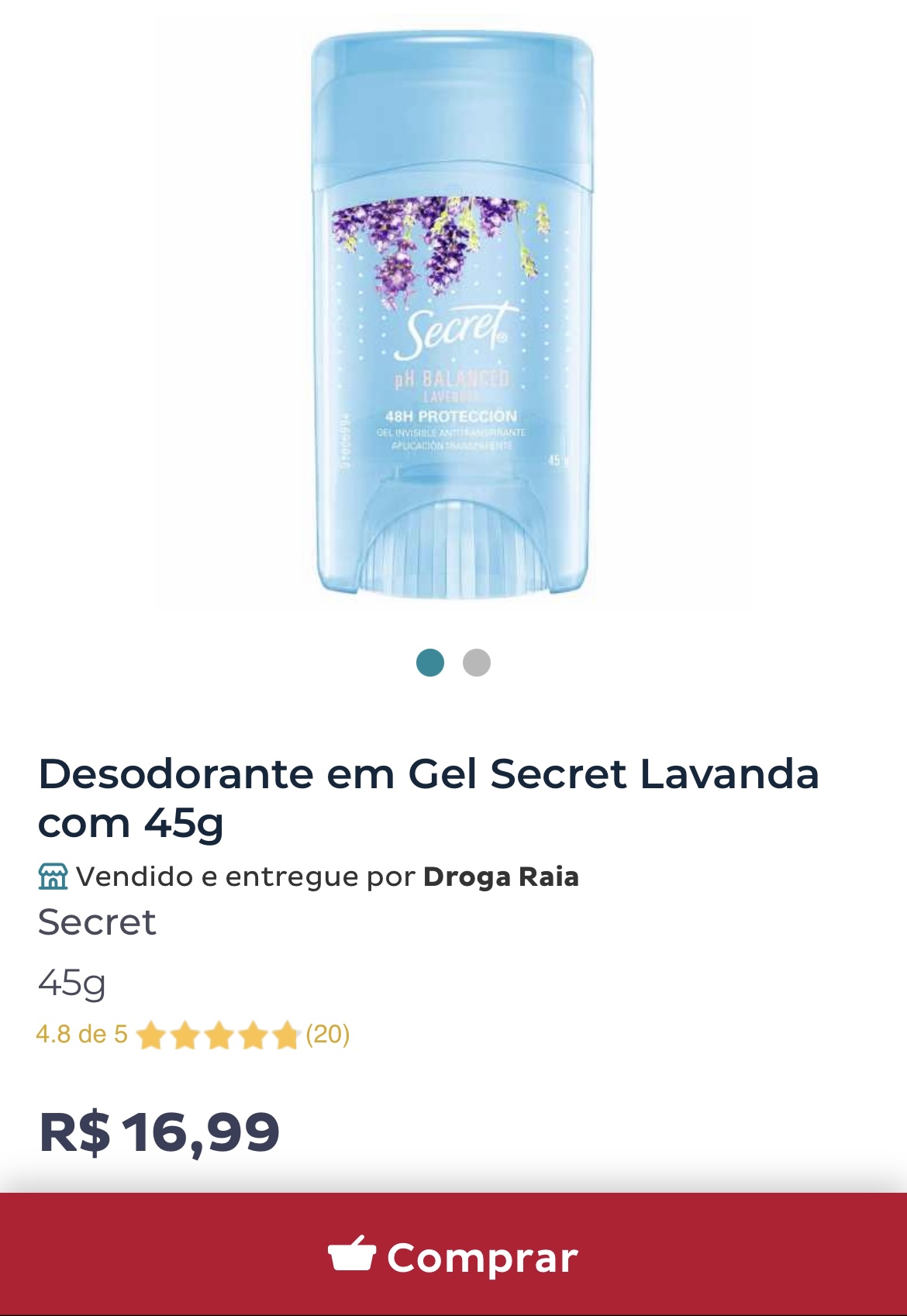 Desodorante Secret - Tudo que você precisa saber - Acho Tendência